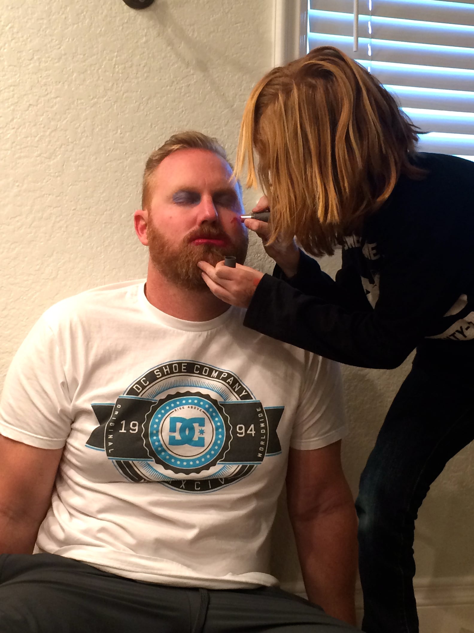 Kids Putting Makeup on Dad | PS Beauty