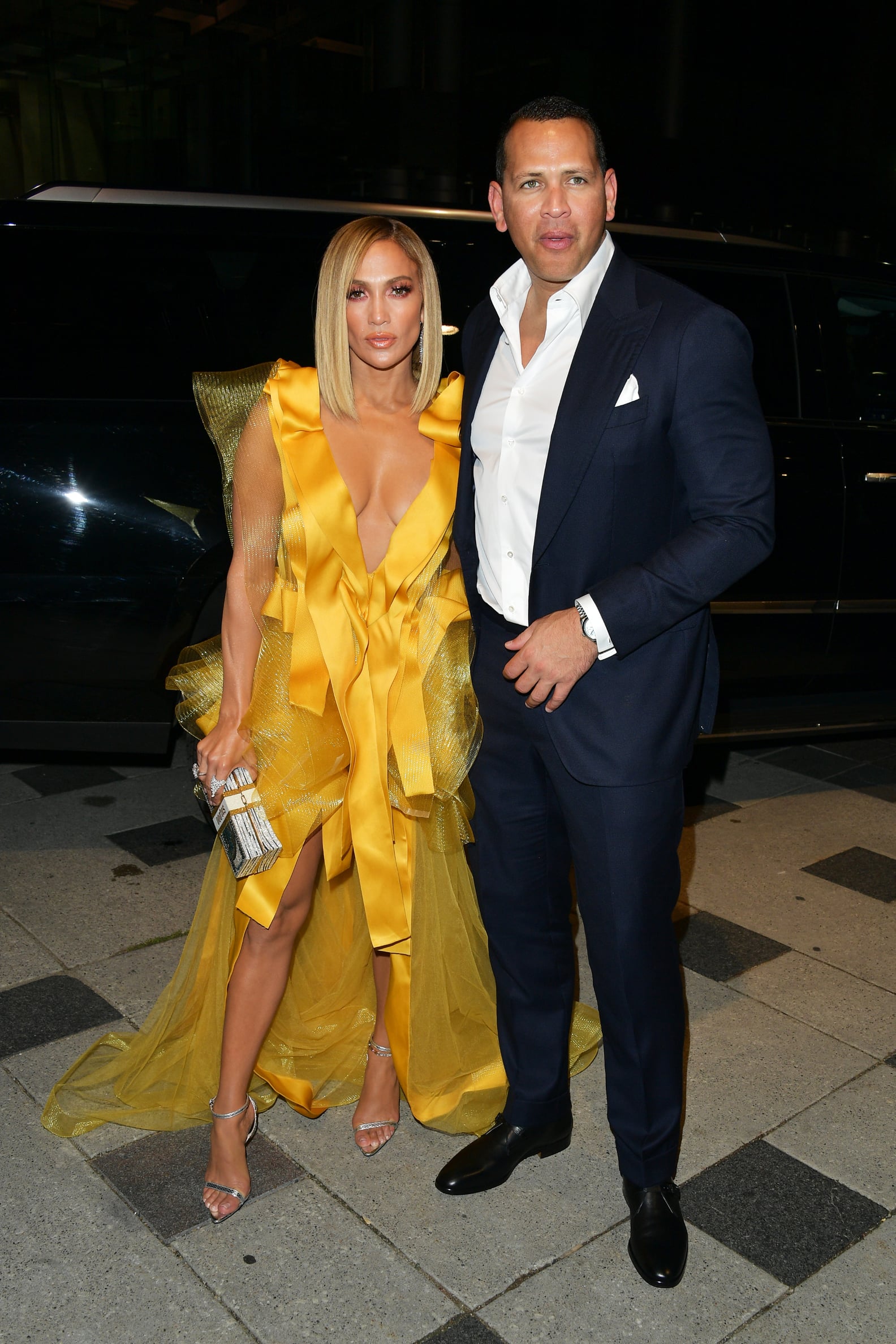 Jennifer Lopez Wears Yellow Gown to Hustlers TIFF Premiere | PS Fashion