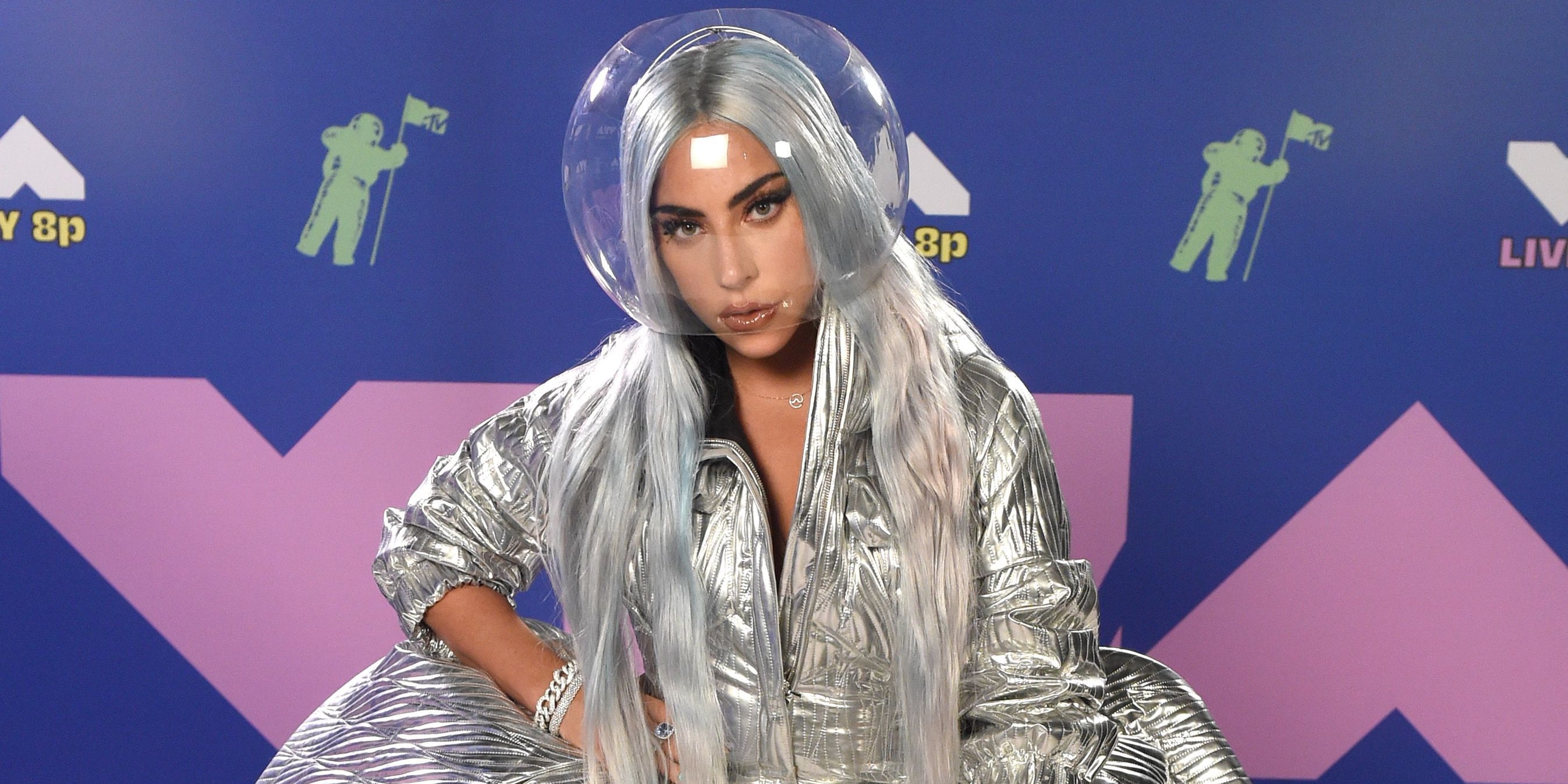 Lady Gaga Metallic Dress at the MTV VMAs 2020 | PS Fashion