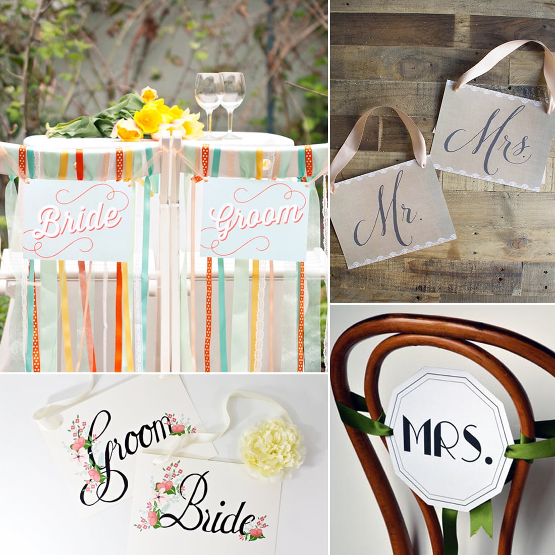 Free Printable Wedding Sign Templates | PS Smart Living