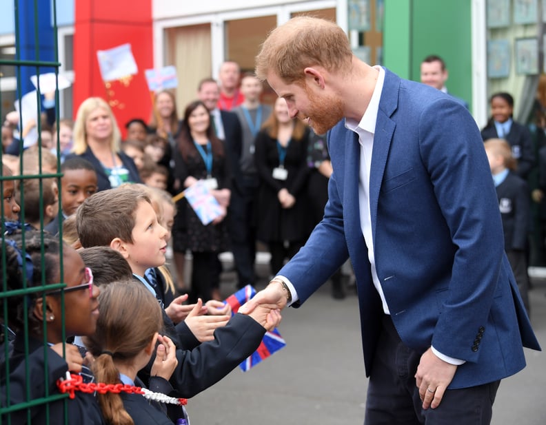 Prince Harry at St. Vincent's Catholic Primary School 2019 | PS Celebrity