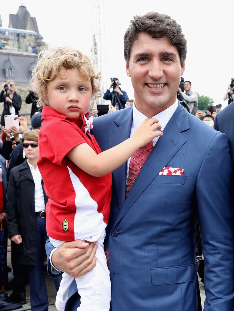 Justin Trudeau and Family at Canada Day 2017 | POPSUGAR Celebrity Photo 9