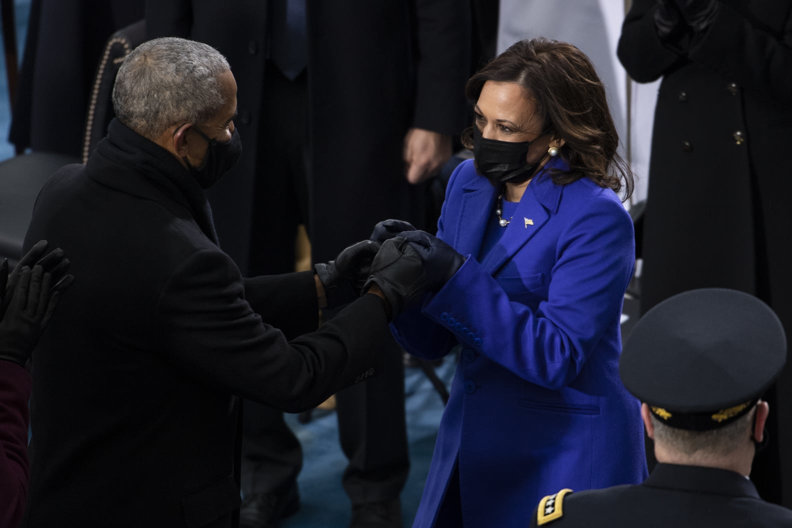 Everyone Was Fist-Bumping at the Presidential Inauguration | PS Celebrity