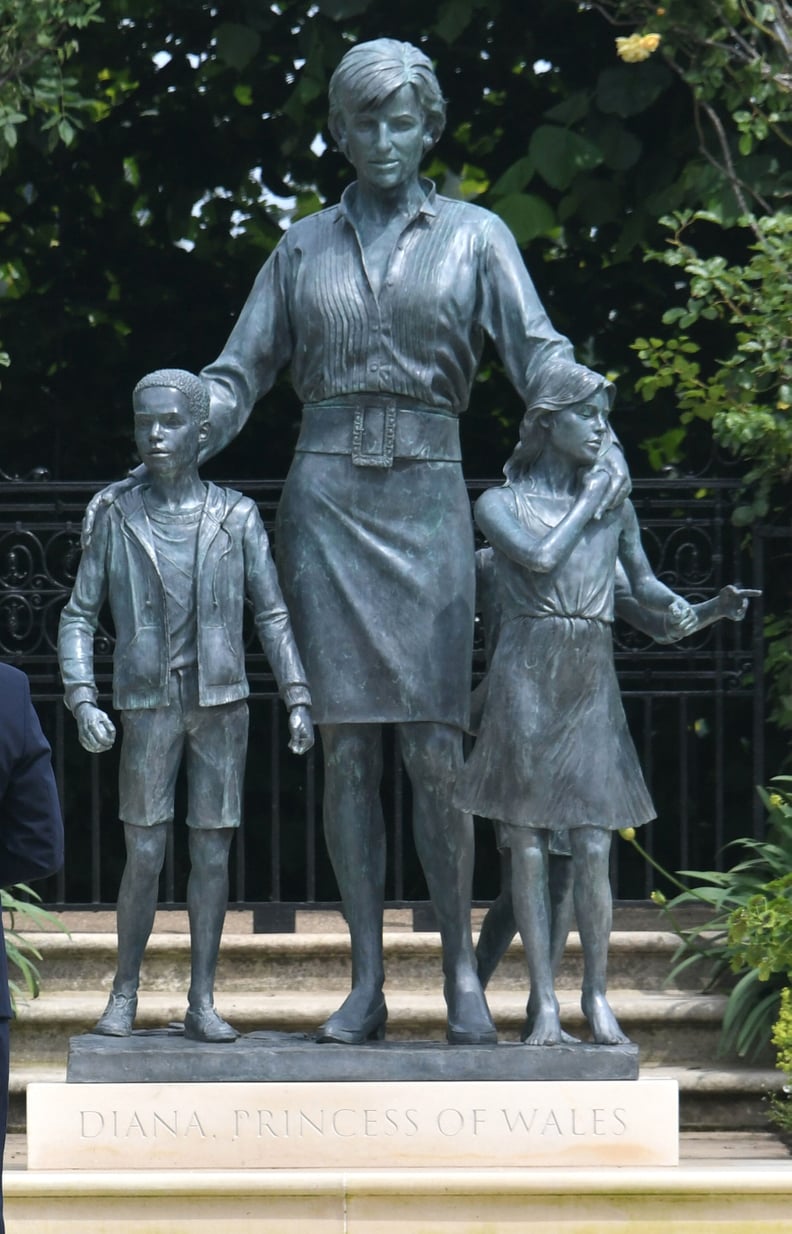 Princes William and Harry Unveil the Princess Diana Statue | PS UK ...