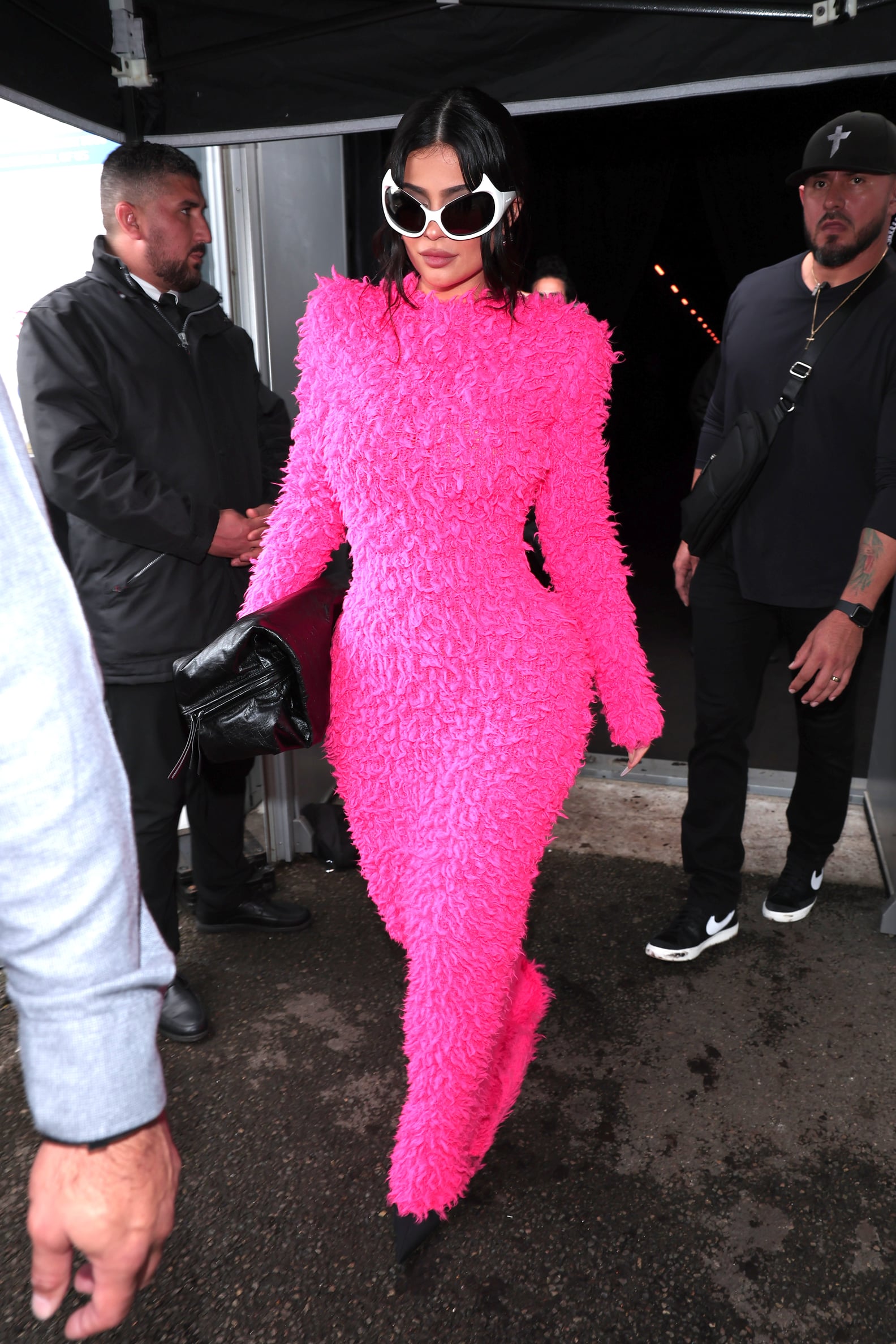 Kylie Jenner's Pink Balenciaga Dress at Paris Fashion Week | PS Fashion