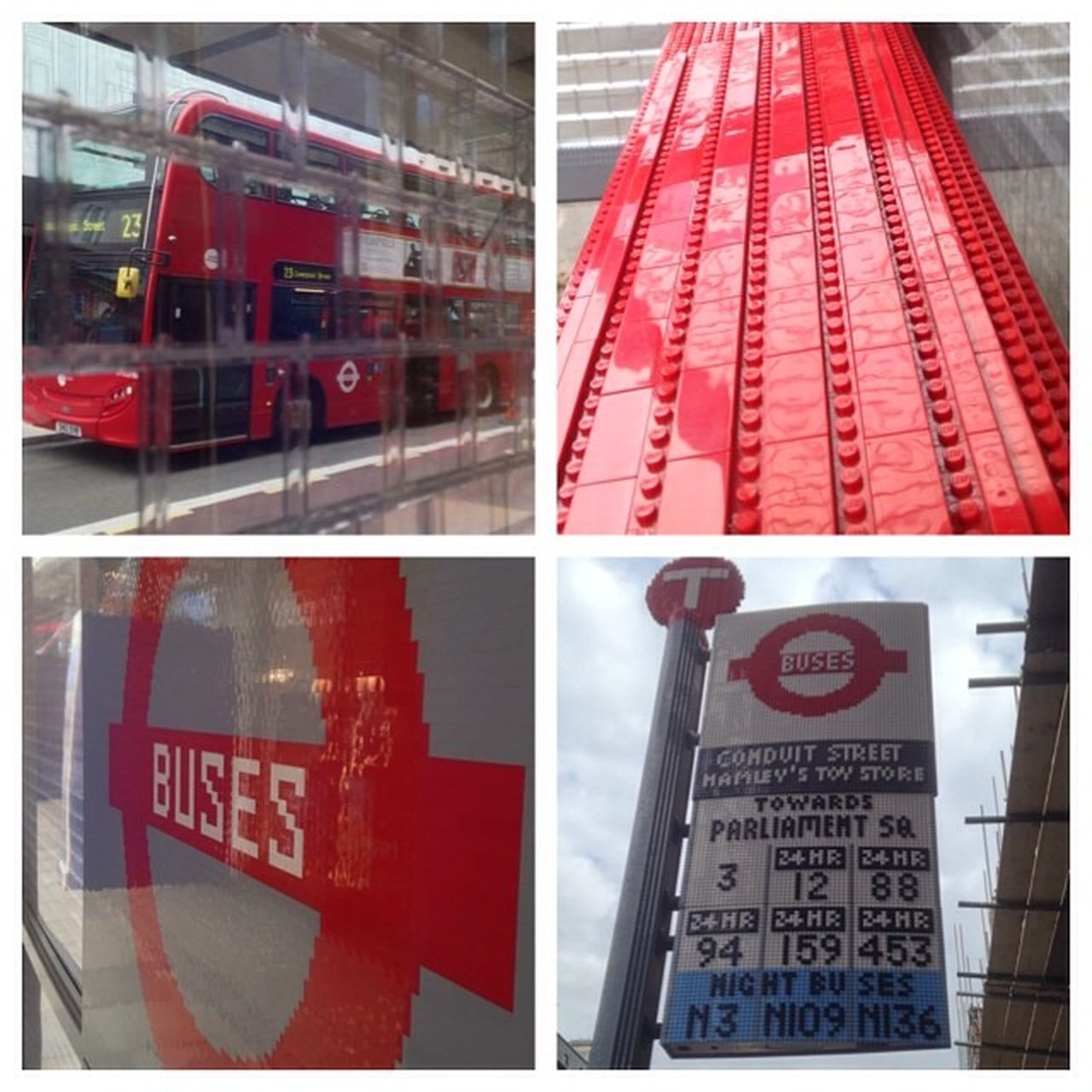 Lego Bus Stop in London | POPSUGAR Tech