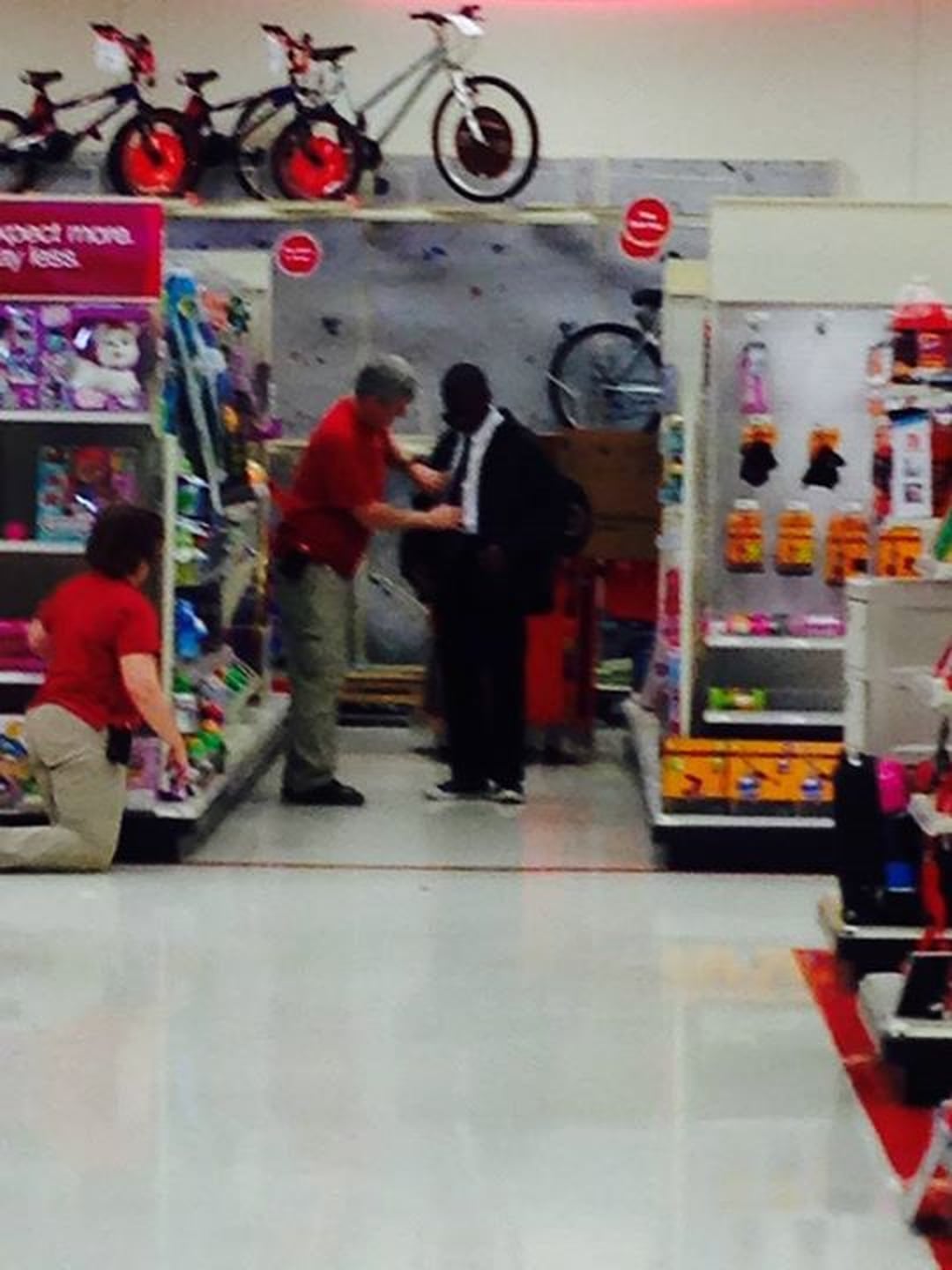 Target Employee Helping Teenager With Job Interview Picture | PS Celebrity