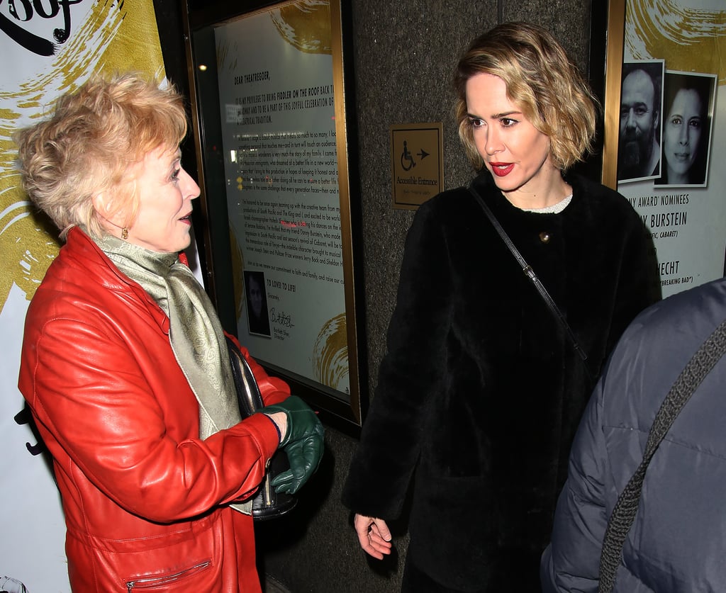 Sarah Paulson and Holland Taylor Broadway Date December 2015 | POPSUGAR ...