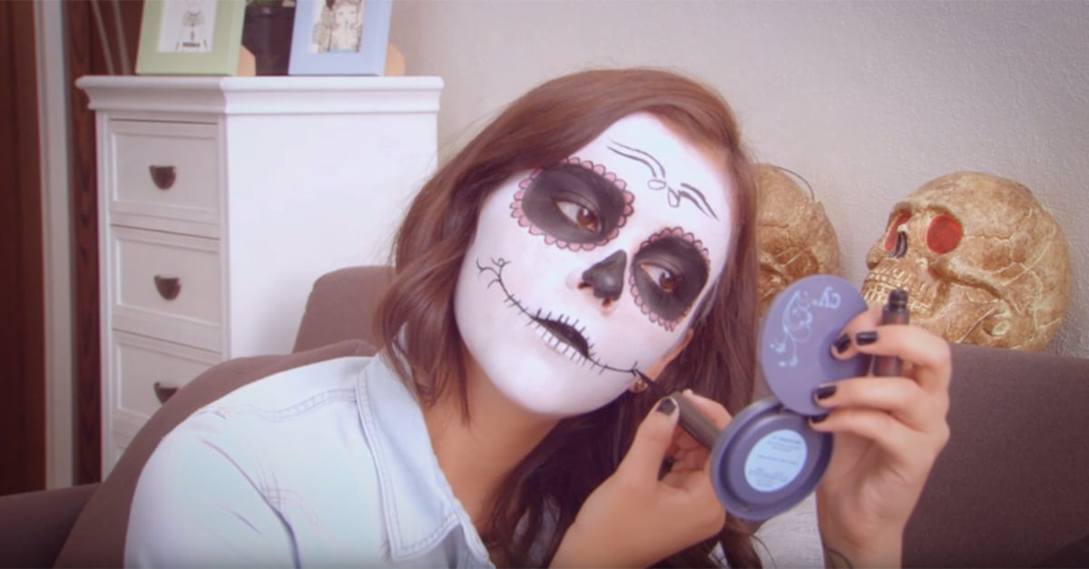 Sugar Skull Makeup Tutorials For Dia de los Muertos | POPSUGAR Latina
