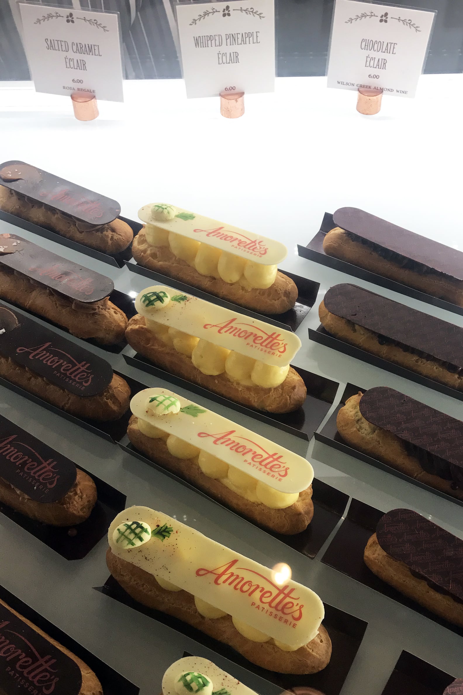 Pineapple Eclairs at Disney Springs Amorette's Patisserie | PS Food