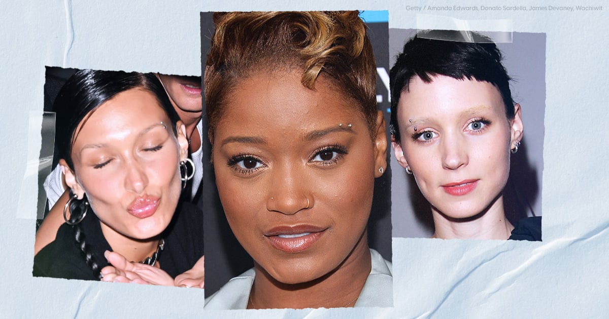 eyebrow ring piercing