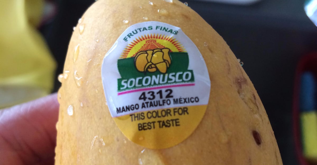Sticker That Tells You When Mangoes Are Ripe | PS Food