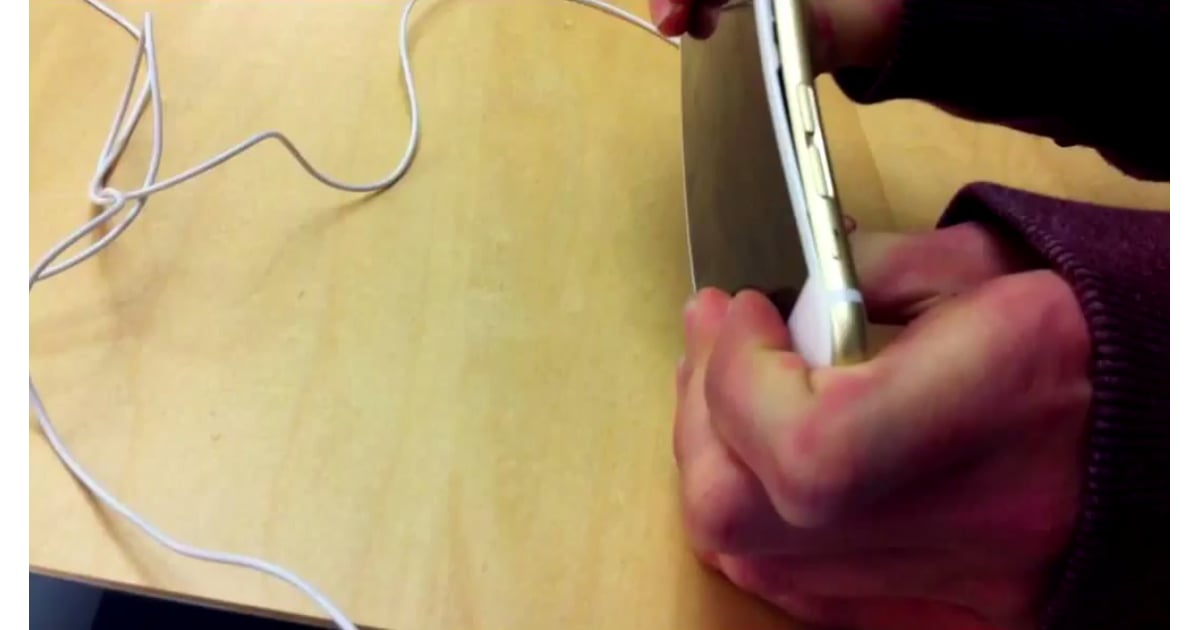 Bending iPhone 6 in Apple Store | POPSUGAR Tech