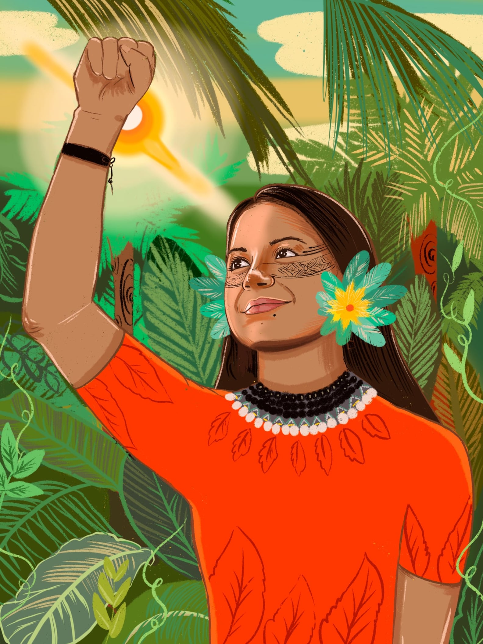 This Artist Creates Portraits of Women Climate Activists | PS Smart Living
