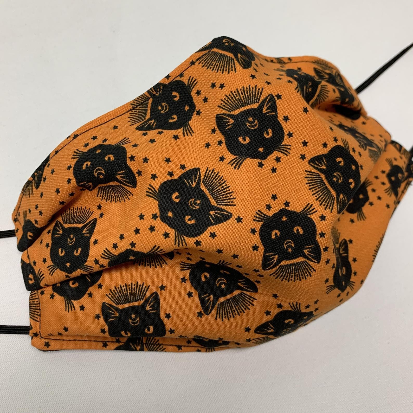 Halloween Cat Face Mask