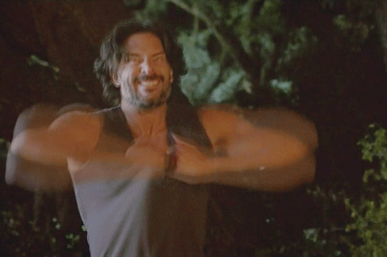 Alcide True Blood GIFs of Joe Manganiello | PS Entertainment