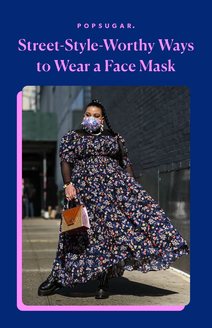 10 Street Style Outfits With Face Masks at Fashion Week | POPSUGAR Fashion