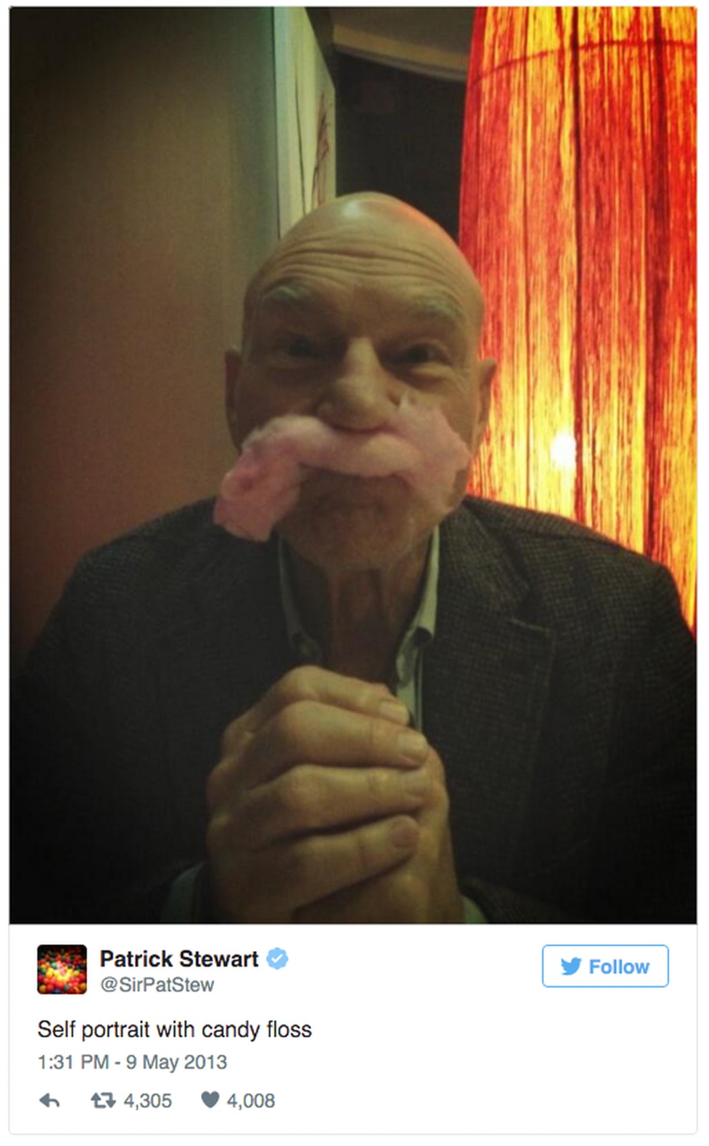 Funny Patrick Stewart Tweets | PS Celebrity