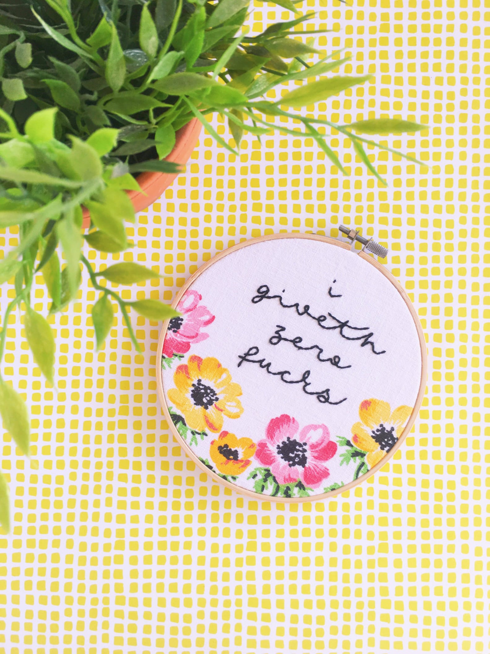 Embroidery Hoops With Curse Words | PS Love