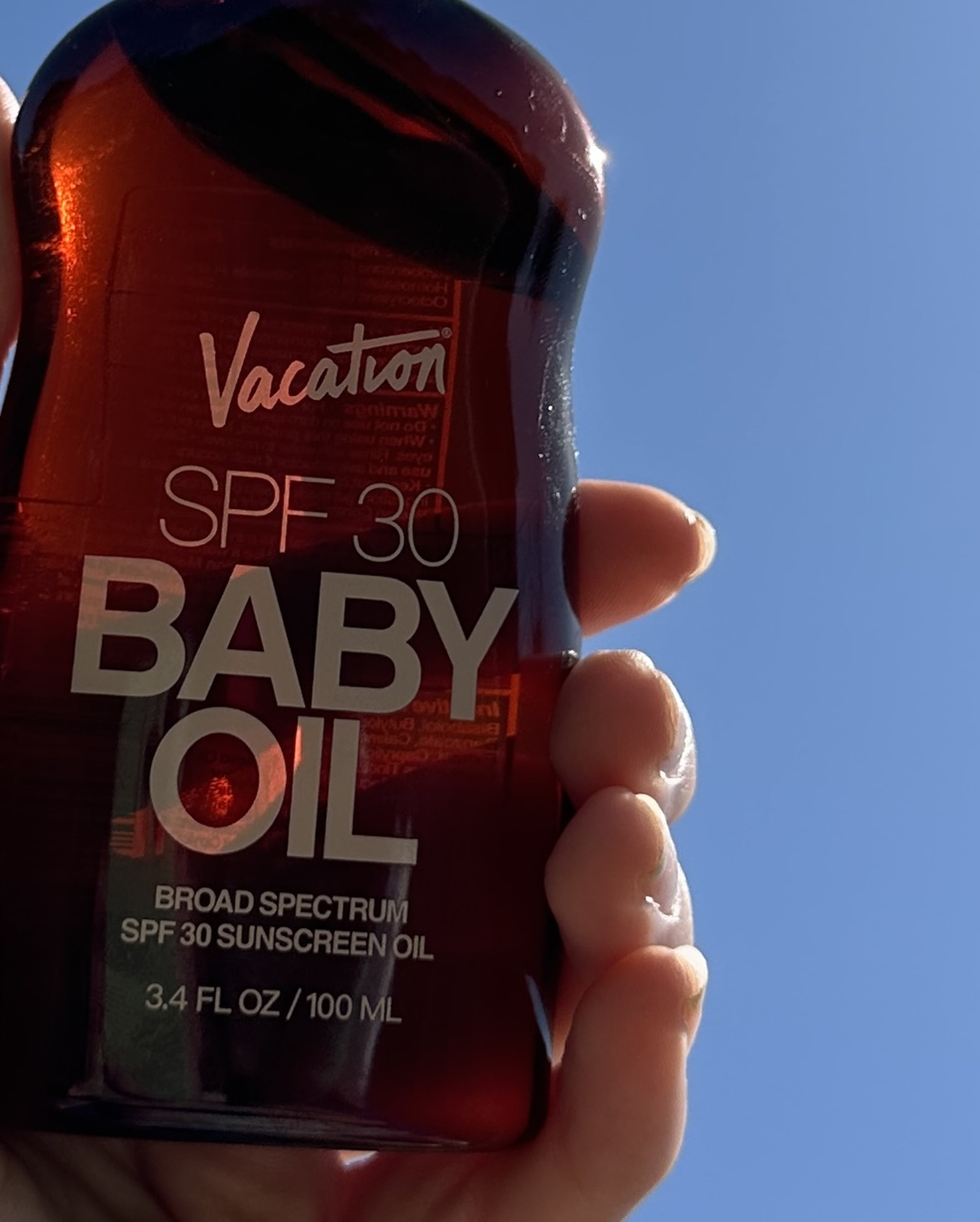 Vacation SPF 30 Baby Oil Review With Photos | POPSUGAR Beauty