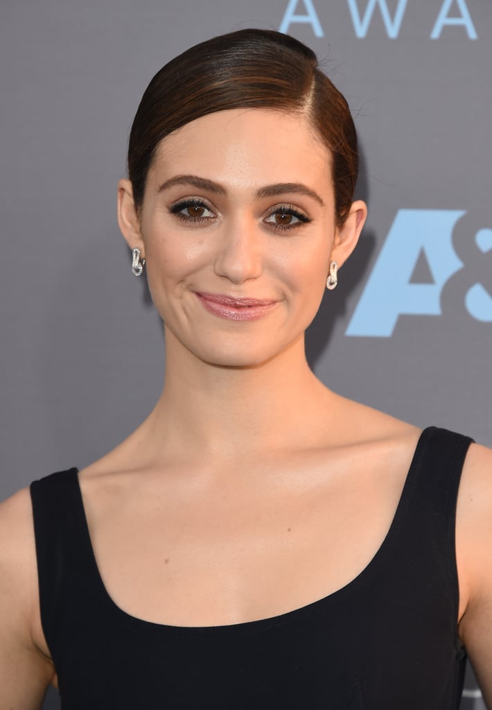 Emmy Rossum Hair And Makeup At Critics Choice Awards 2016 Red
