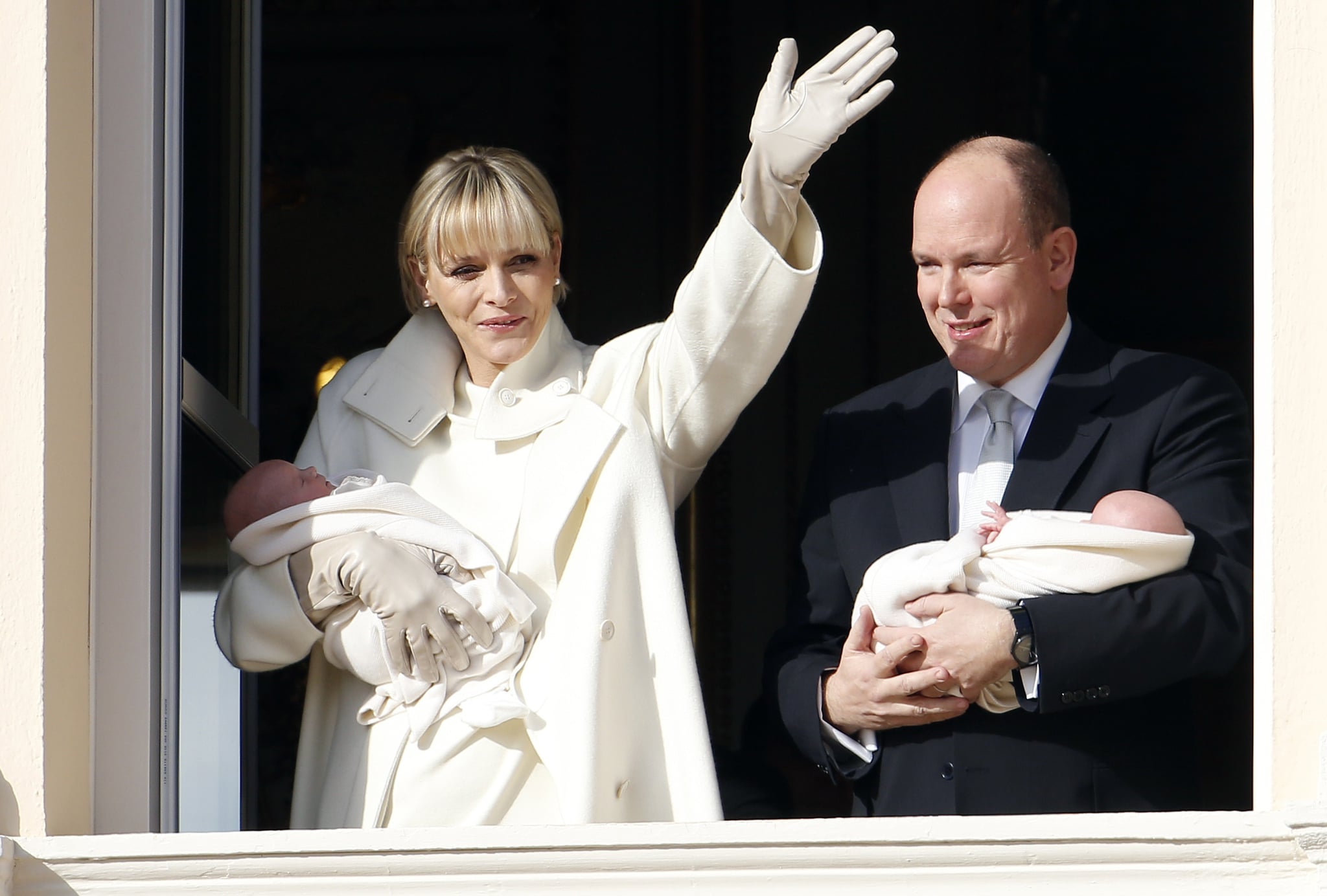 Monaco Royal Twins Are Presented January 2015 | Pictures | POPSUGAR ...