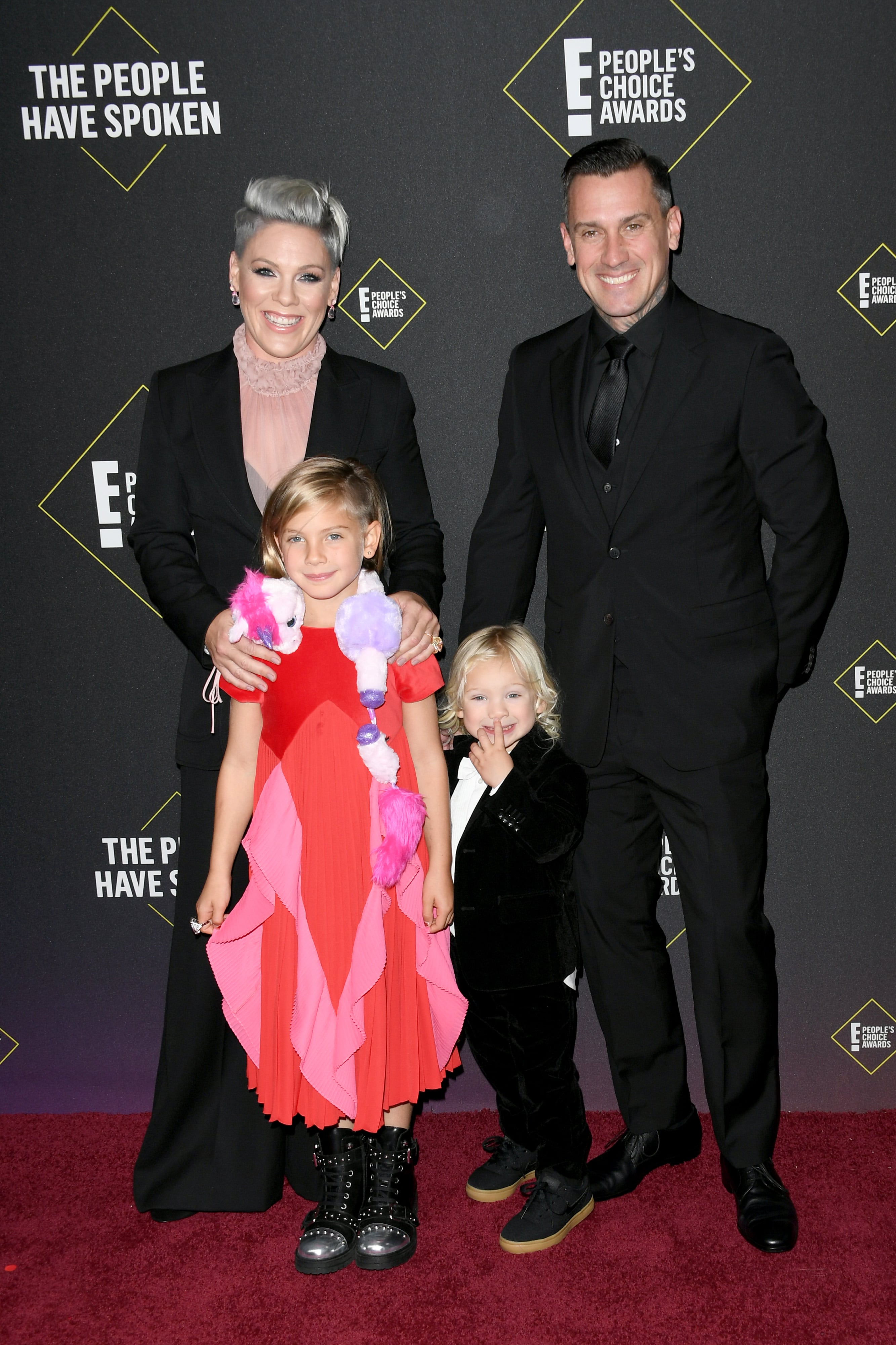 Pink and Her Kids at the 2019 People's Choice Awards Photos | PS Celebrity