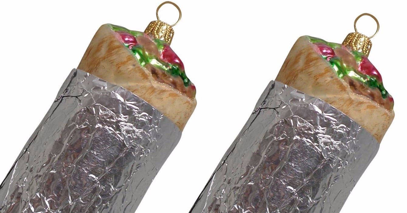 Burrito Christmas Ornament | PS Food