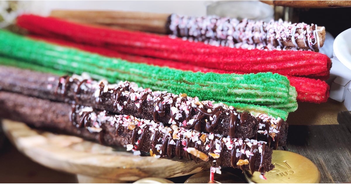 Disneyland Chocolate Churro With Pretzels and Peppermint | POPSUGAR Food