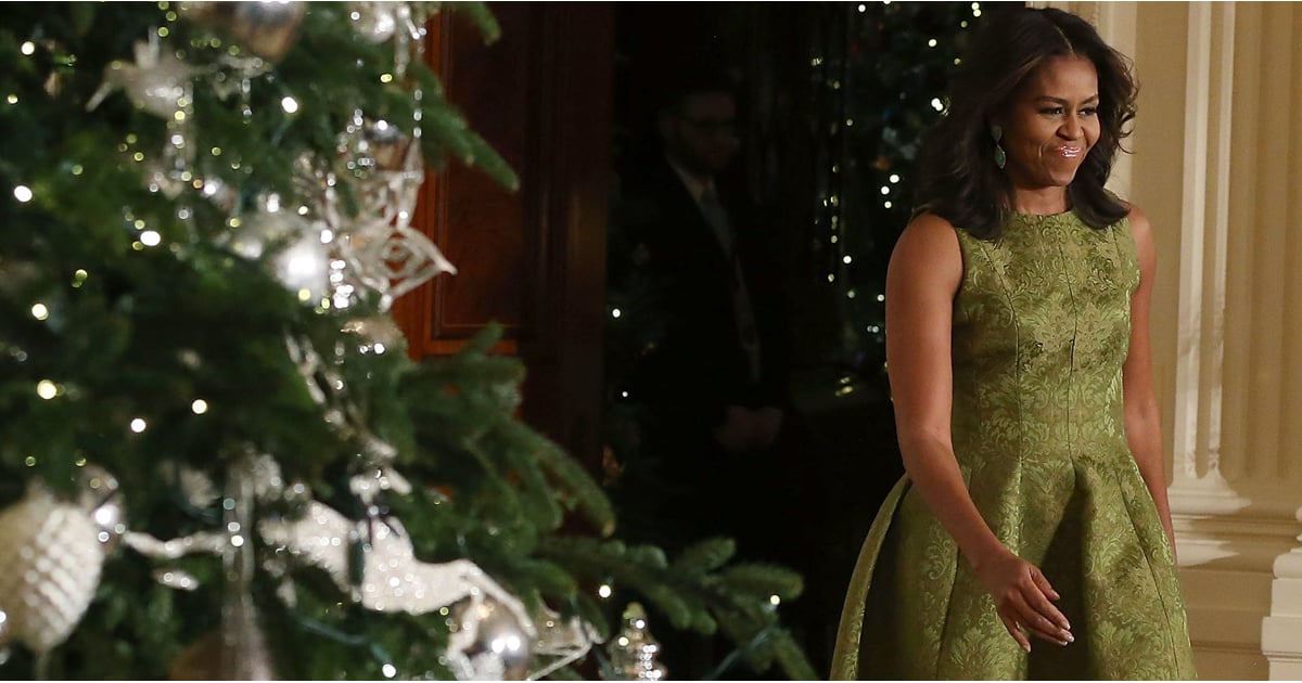 Michelle Obama Dress For the White House Holiday Decorations | POPSUGAR ...