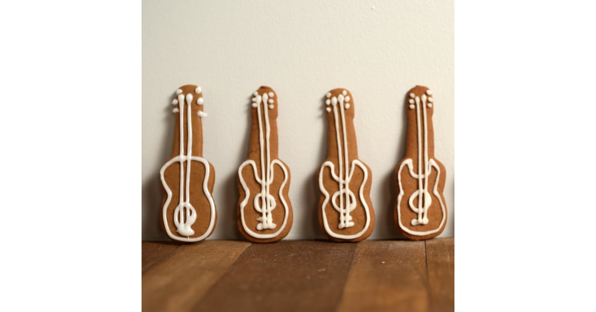 Gingerbread Guitar Cookies | POPSUGAR Food