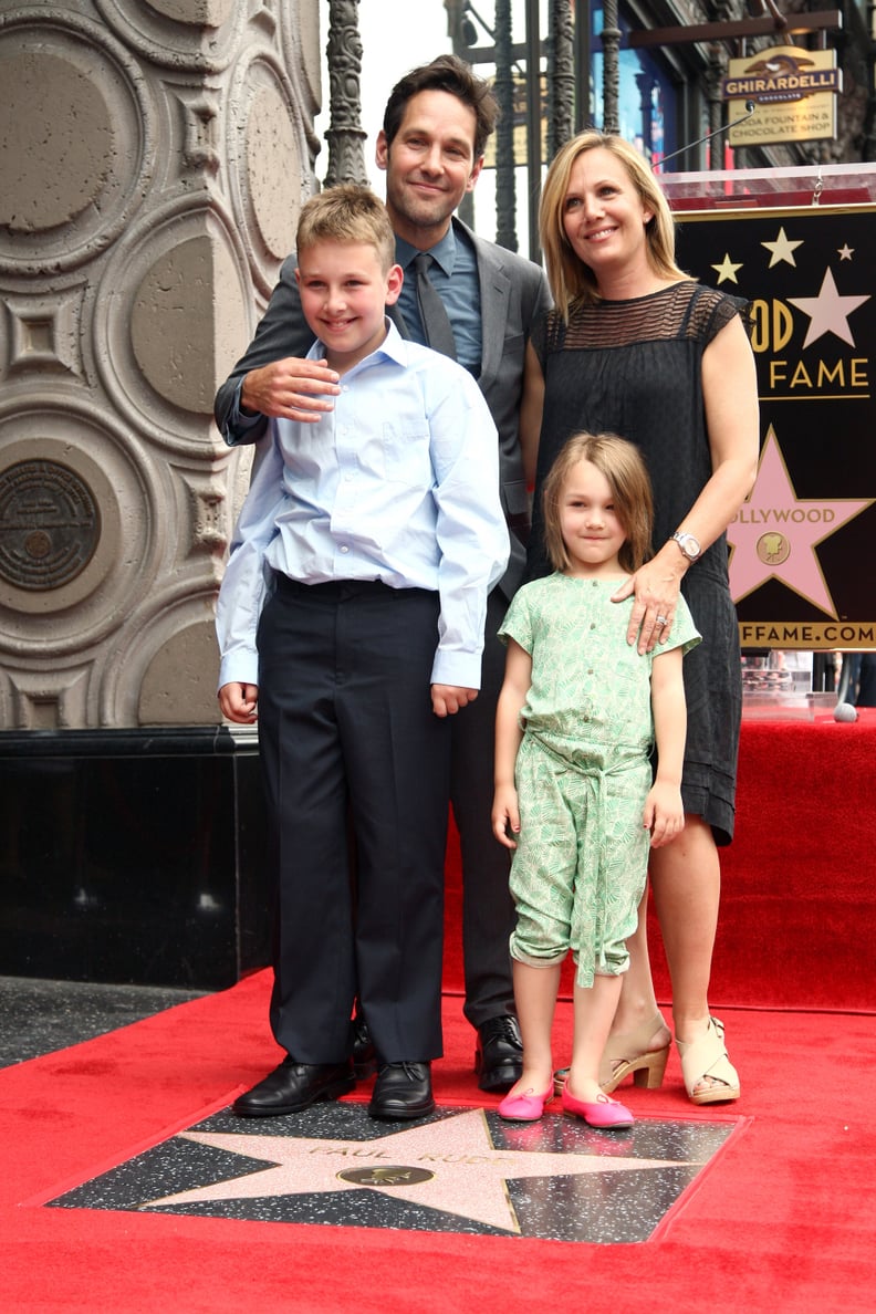 Paul Rudd With His Family on the Hollywood Walk of Fame | PS Celebrity