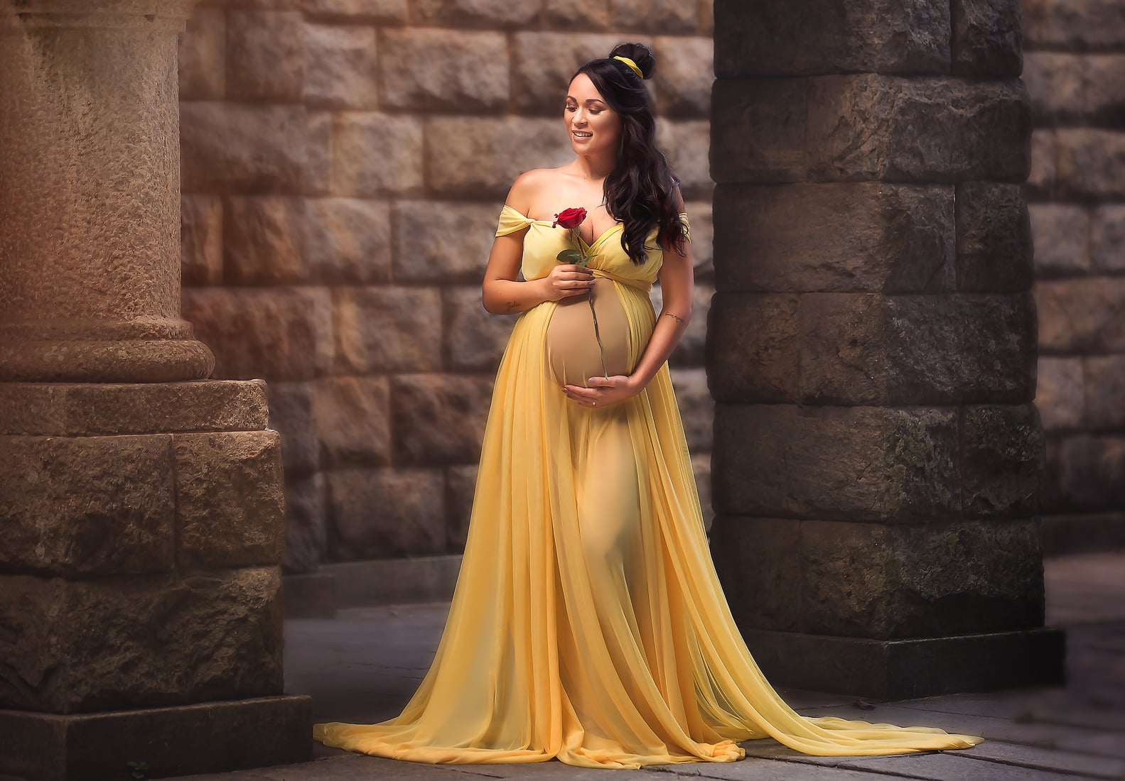 Photographer's Disney Princess Maternity Shoots | PS Family
