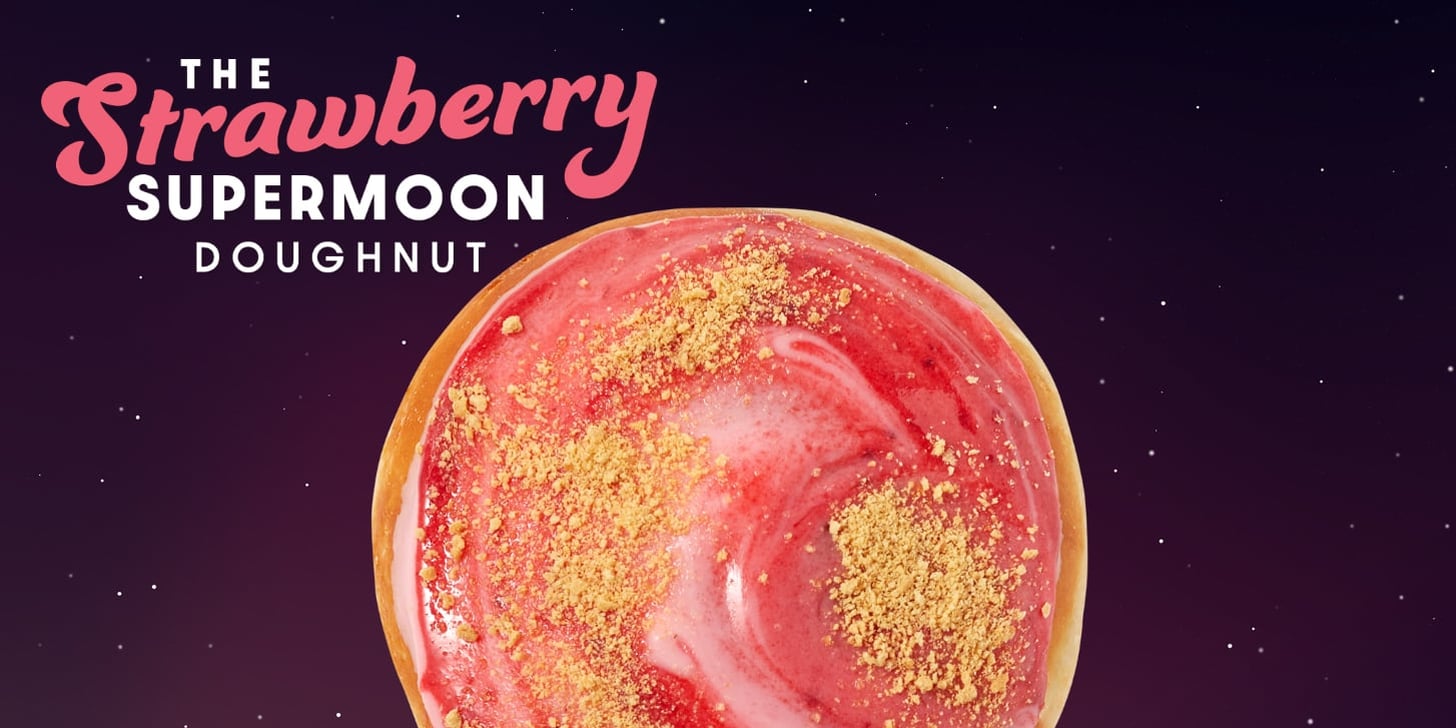 Krispy Kreme Is Releasing a Strawberry Supermoon Doughnut | PS Food