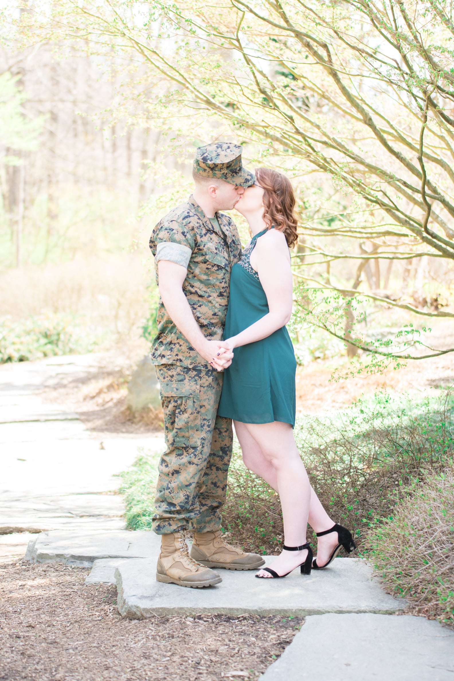 Military Couple Engagement Session in Washington DC | PS Love