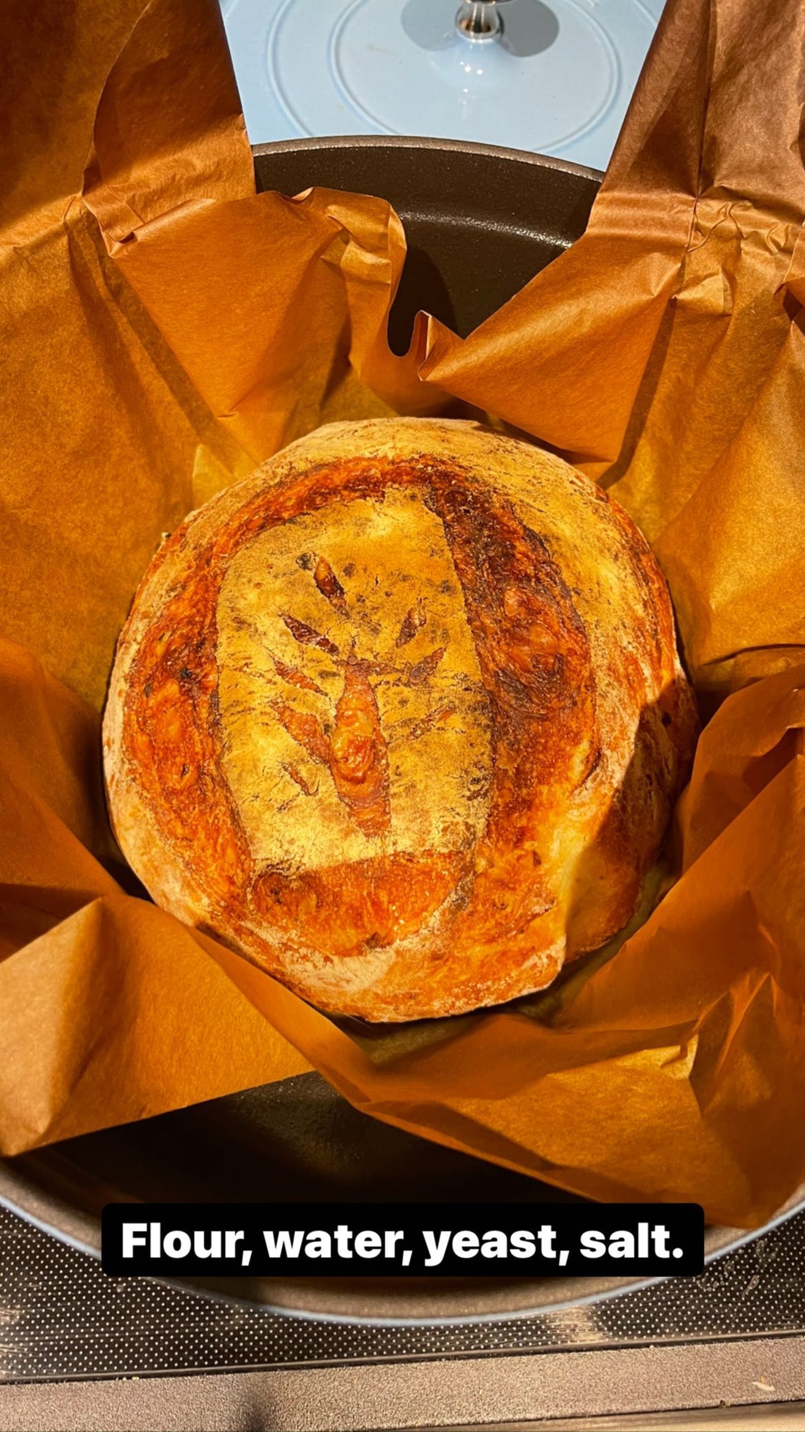 AOC's Pandemic Stress-Relief Bread Baking | Instagram Video | PS Food