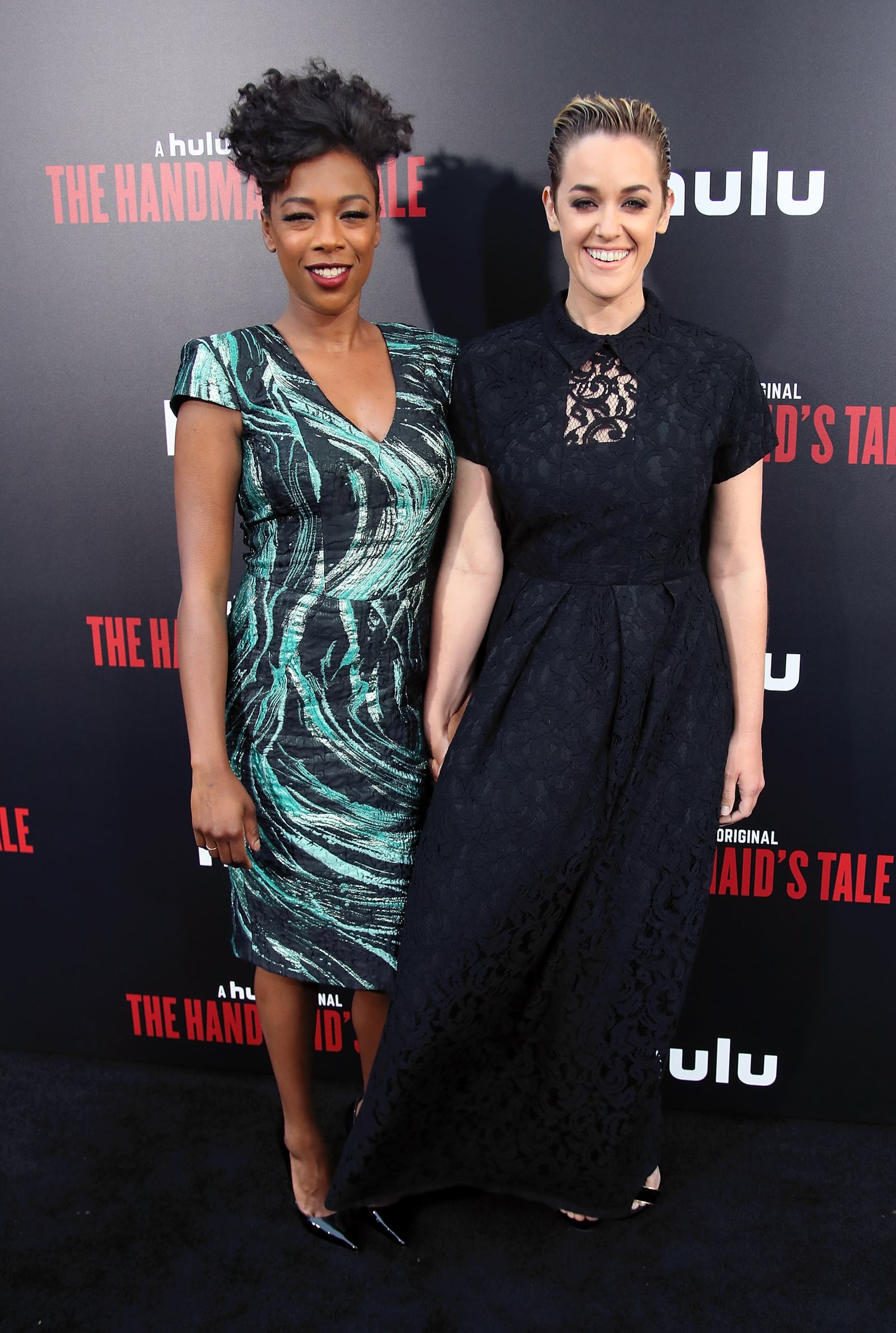 Samira Wiley and Lauren Morelli at Handmaid's Tale Premiere | POPSUGAR ...