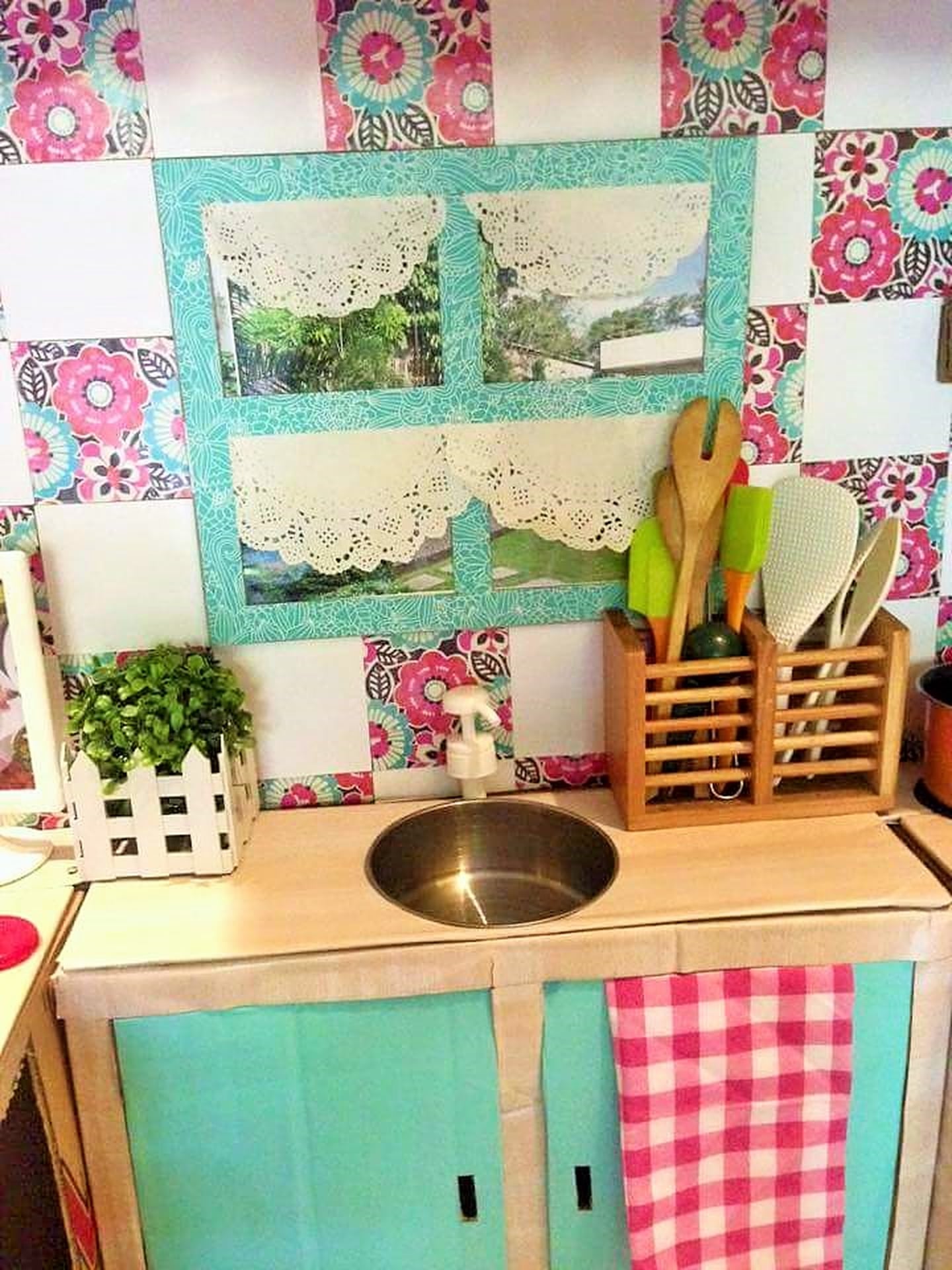 DIY Cardboard Play Kitchen For Kids | PS Family
