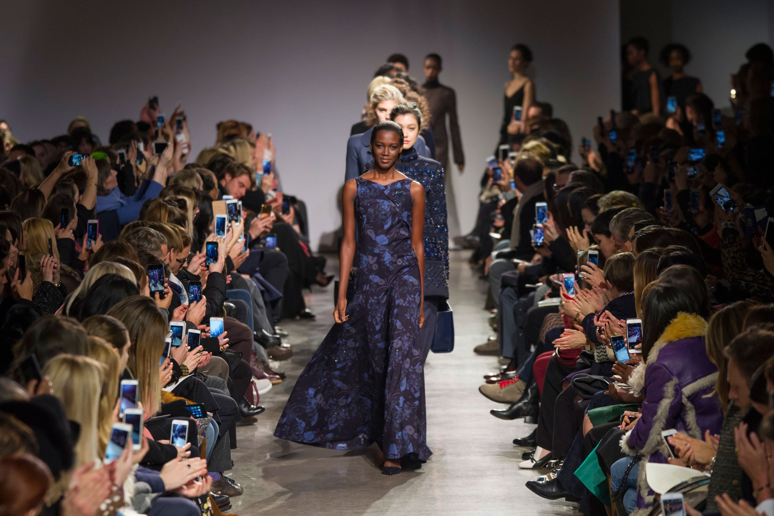 Zac Posen Black Models at Fashion Week Fall 2016 | POPSUGAR Fashion