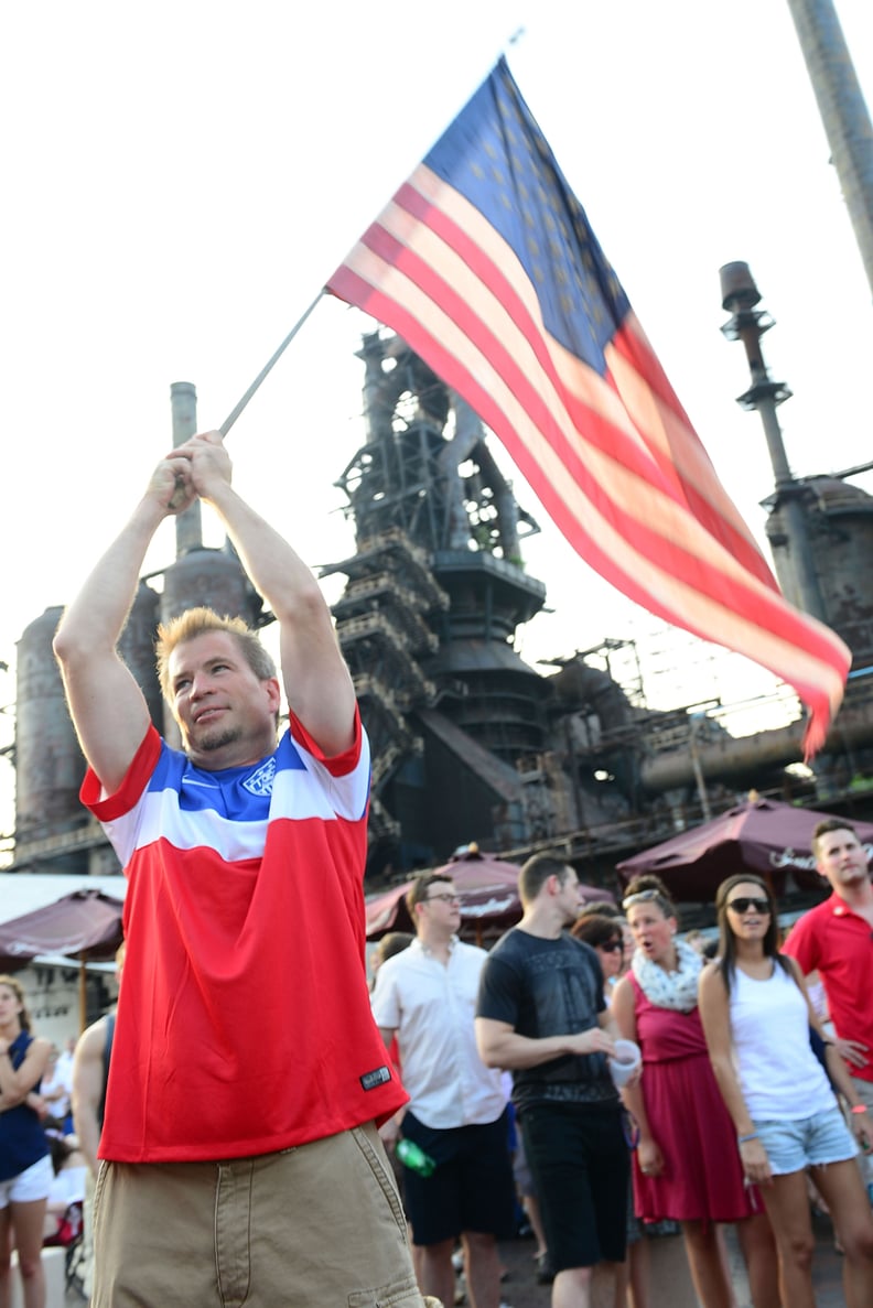 US Fans Celebrate First World Cup Win | Pictures | PS Celebrity