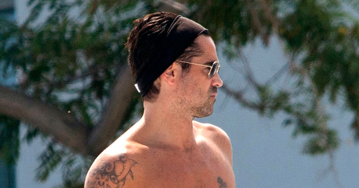 Colin Farrell Wearing a Speedo in Italy | Pictures | POPSUGAR Celebrity