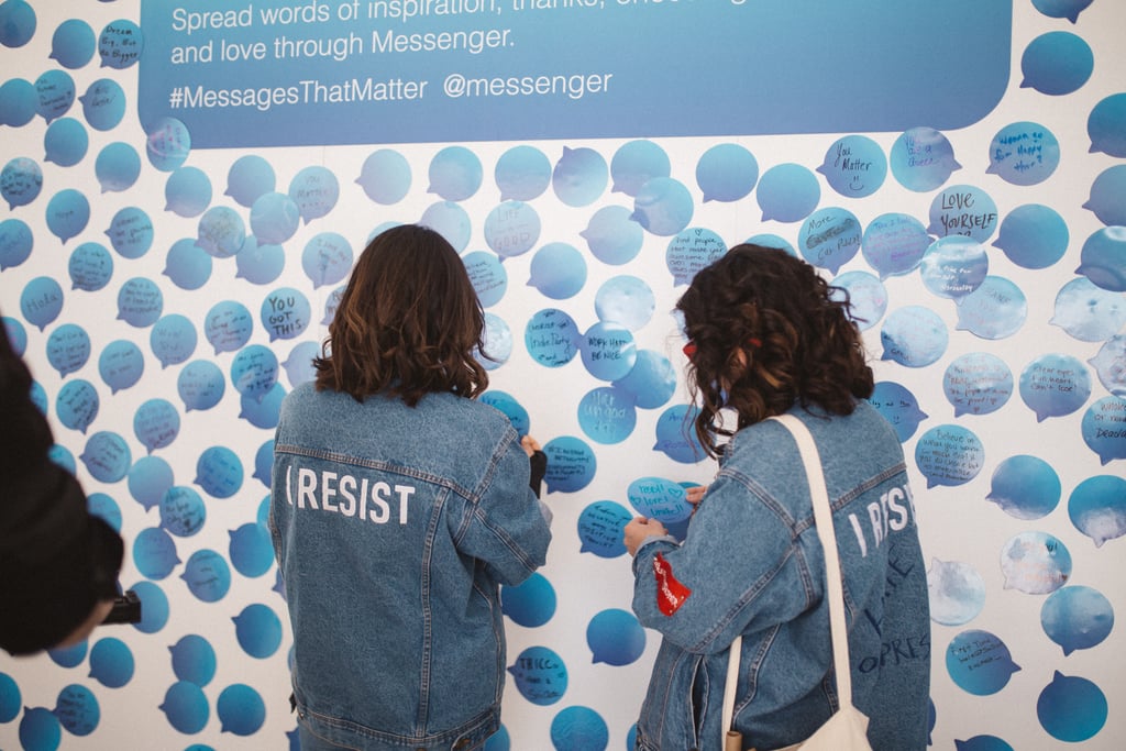 Facebook Messenger Messages That Matter Wall at SXSW 2018 | POPSUGAR News