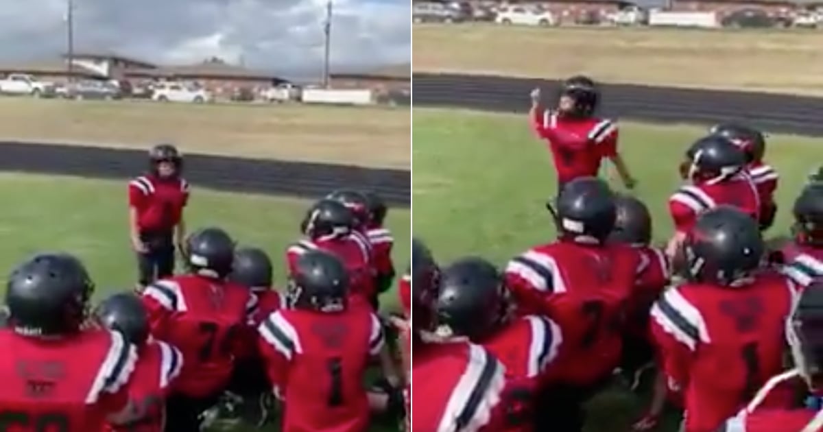 Boy Gives Football Team Motivational Pep Talk | PS Family