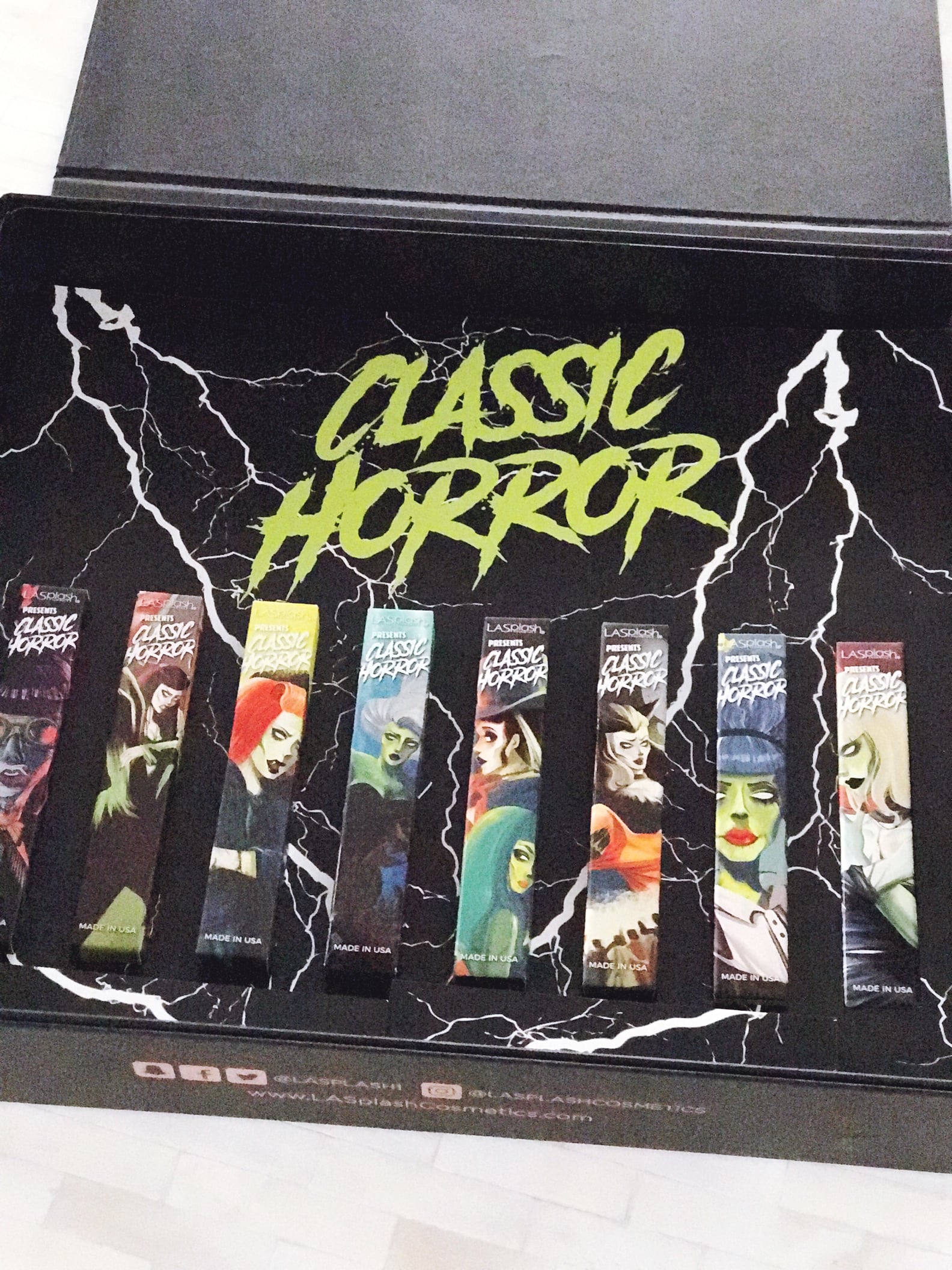 LA Splash Classic Horror Collection Swatches and Review | PS Beauty