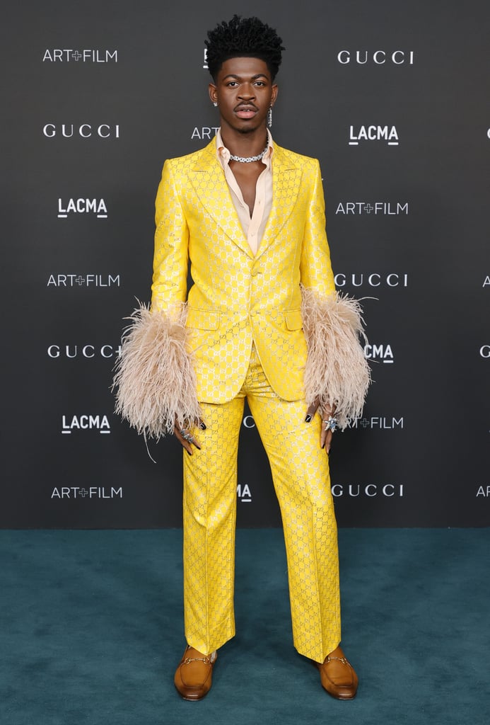 Lil Nas X's Yellow Suit at the LACMA Art + Film Gala | POPSUGAR Fashion