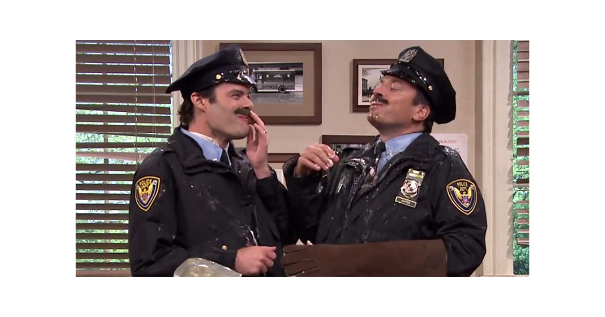 Bill Hader and Jimmy Fallon Police Skit on The Tonight Show | POPSUGAR ...