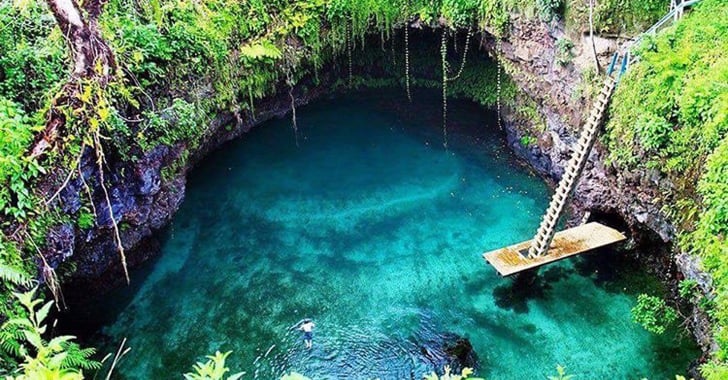 Swimming Hole in Samoa | POPSUGAR Smart Living