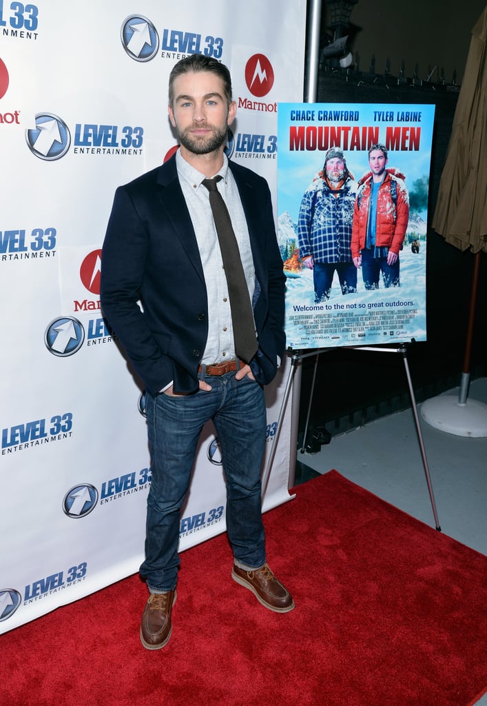 Chace Crawford at Mountain Men LA Premiere January 2016 | POPSUGAR ...