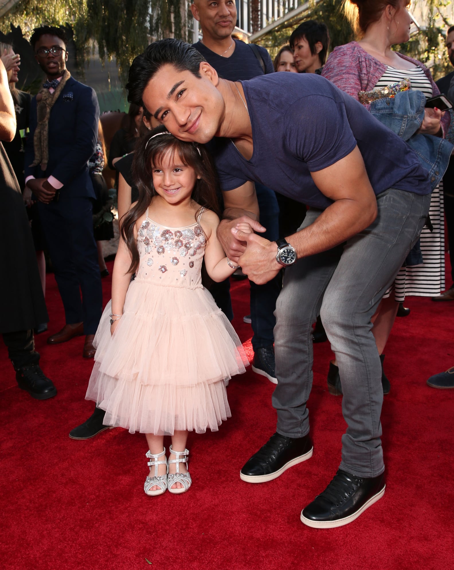 Mario Lopez and Daughter Gia at The Jungle Book Premiere | PS Celebrity