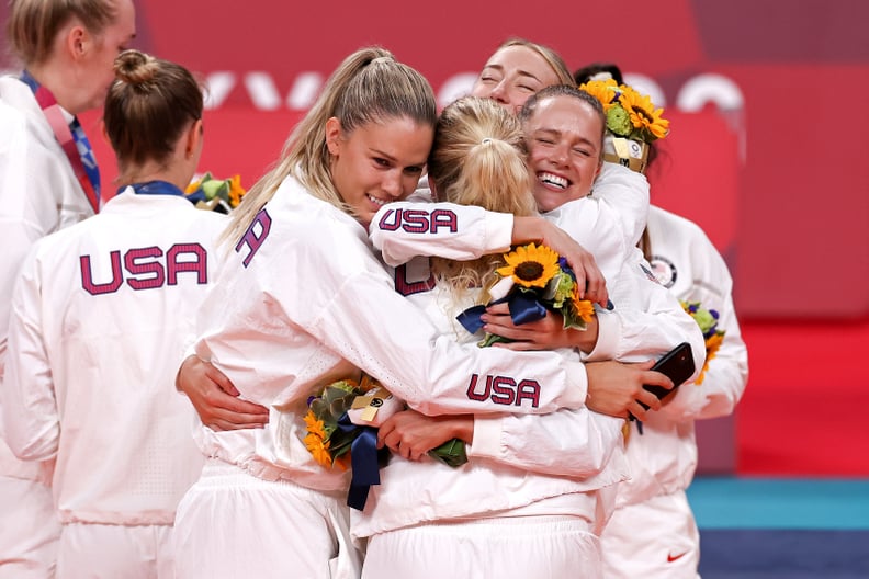 The US Women's Volleyball Team Wins Their First Olympic Gold | POPSUGAR ...